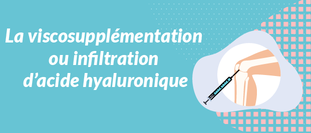 Viscosupplementation or infiltration of hyaluronic acid