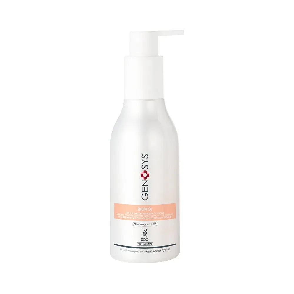 GENOSYS Snow O2 Cleanser - Spumă de curățare oxigenantă pentru față