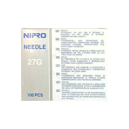 Nipro Needles 27G x 32mm | Centrale Fillers
